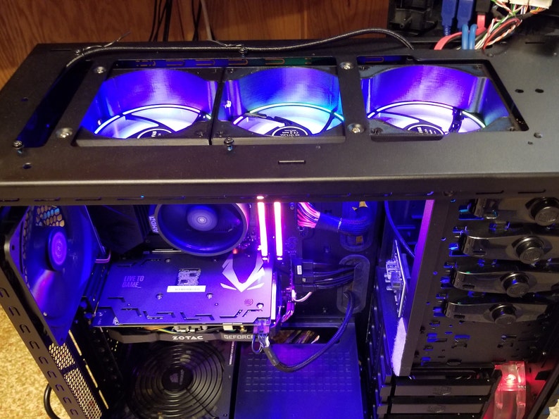 3D Printed 120mm Fan Spacers Fan Mounting Spacers PC Case - Etsy