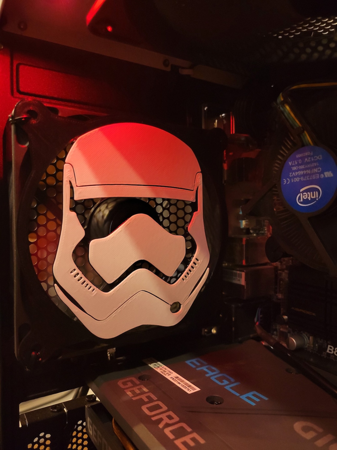 Storm Trooper Artisan Gaming Computer Fan Shroud / Grill / Cover W ...