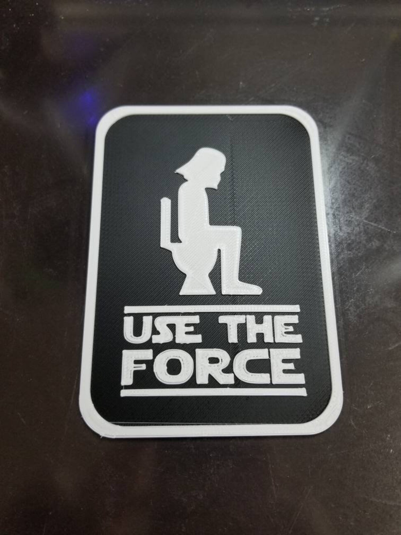 Use the Force Bathroom Sign Darth Vader Gag Gift Funny - Etsy