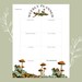 Mushroom Forest Weekly Planner Bundle (digital Download) - Etsy