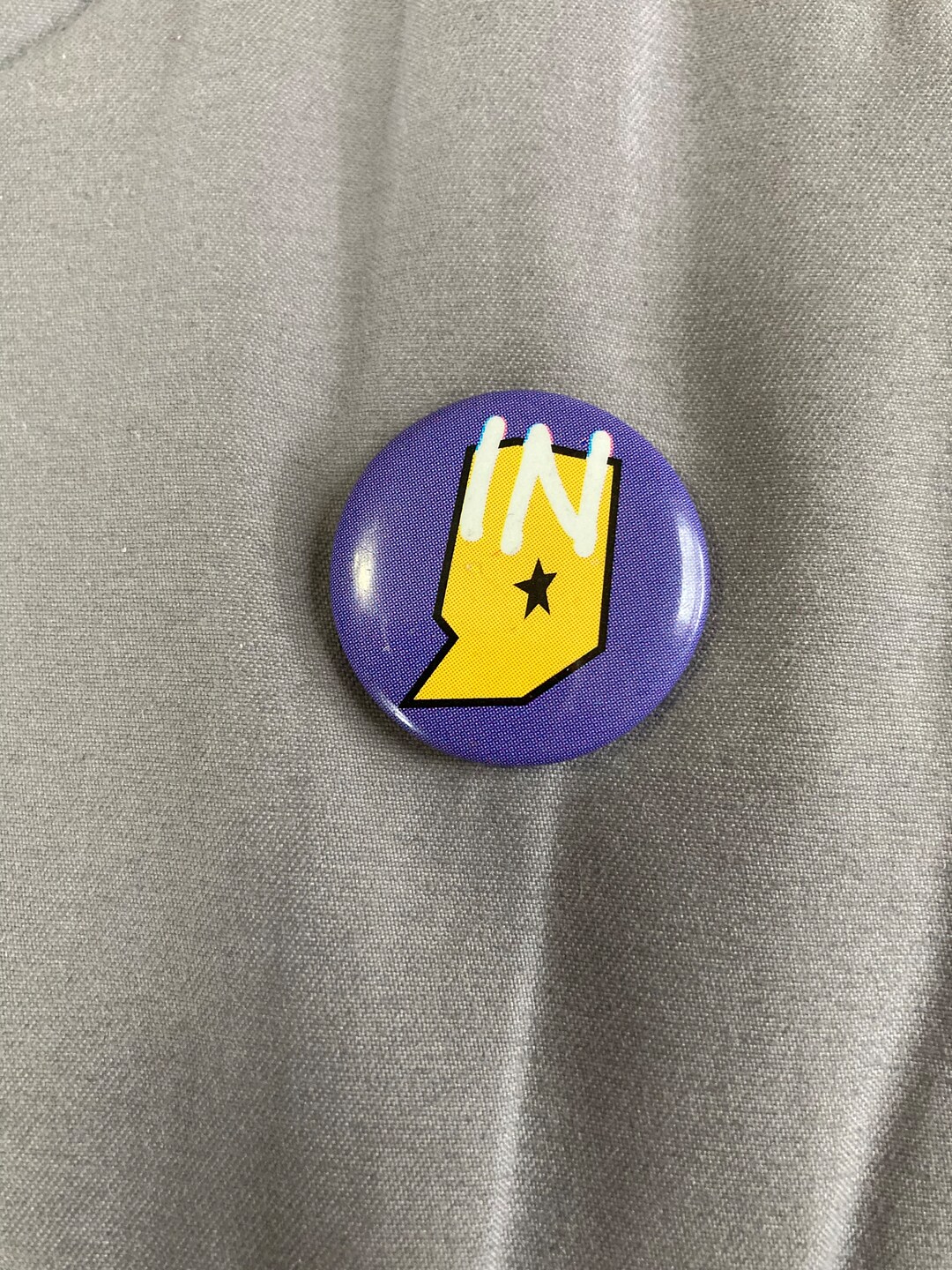 Vintage American Girl Grin Pin Indiana - Etsy