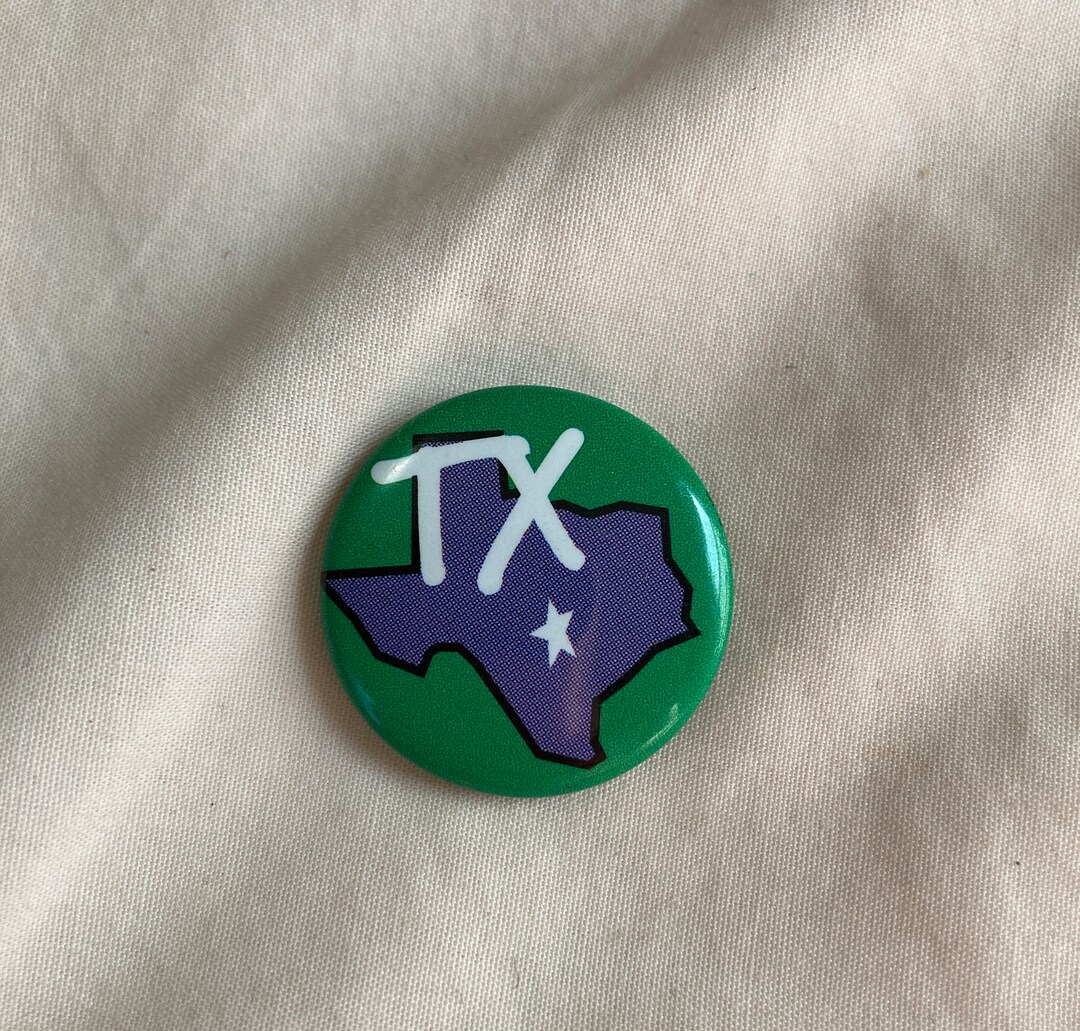 Vintage American Girls Grin Pin Texas - Etsy