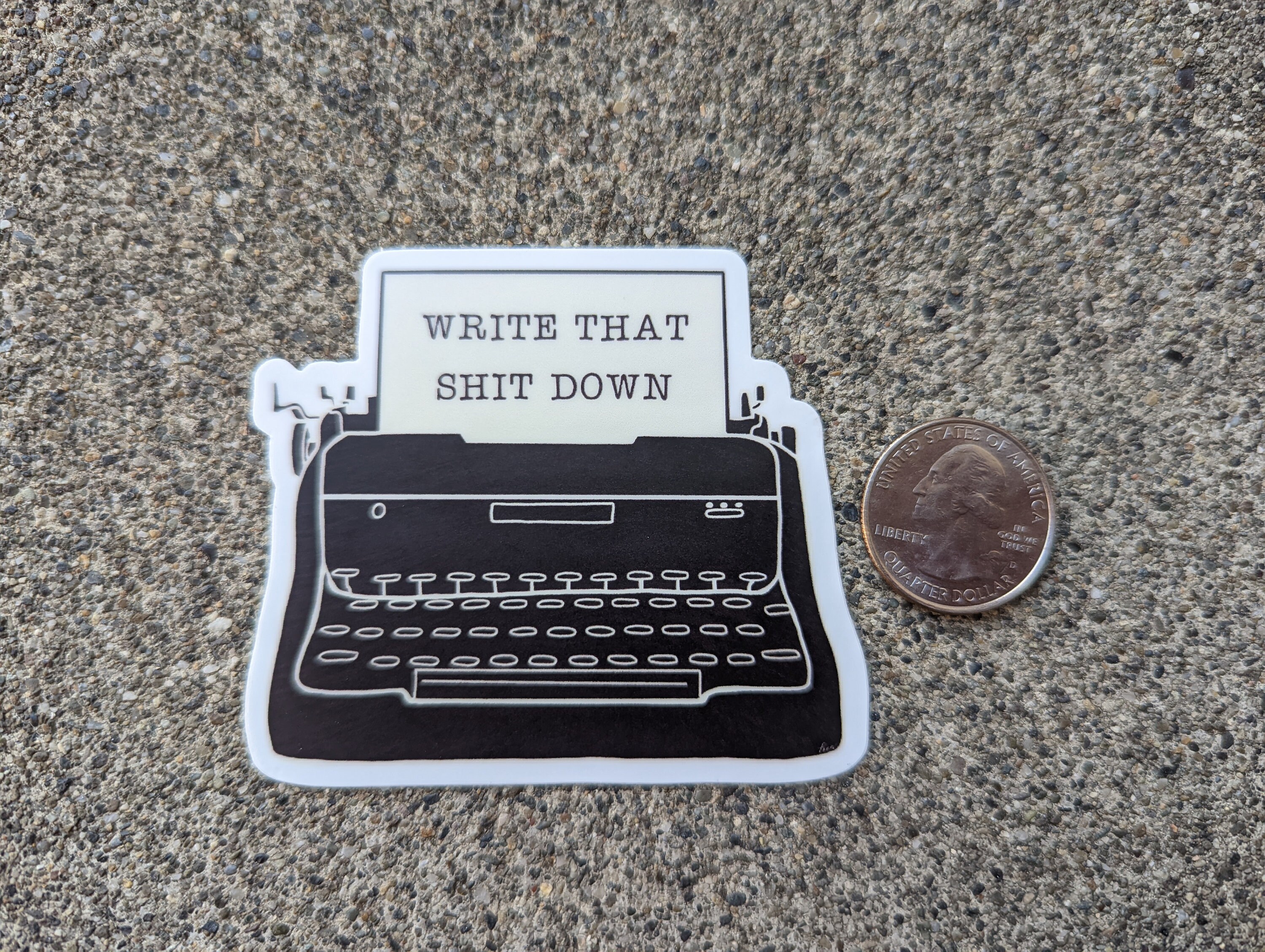 Sticker Write That Shit Down Vinyl Decal - Etsy