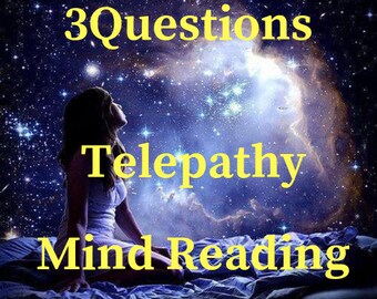 Telepathy Reading Clairvoyant Intuitive Mind Reader Telepath | Etsy