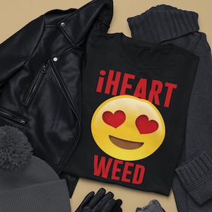 I Heart Weed | Marijuana Tee | Cannabis T-shirt | Stoner T Shirt ...