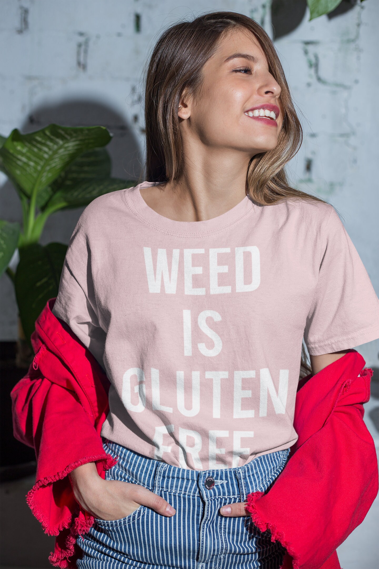 Weed is Gluten Free Marijuana Tee Cannabis T-shirt Plant - Etsy