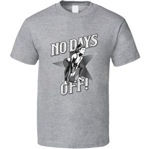 No Days off Gym Workout T-shirt | Muscle Shirt | Womens Workout Shirt ...