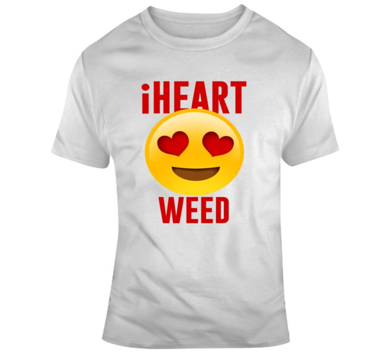 I Heart Weed | Marijuana Tee | Cannabis T-shirt | Stoner T Shirt ...