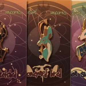 Unusual Unicorn Enamel Pins - Etsy