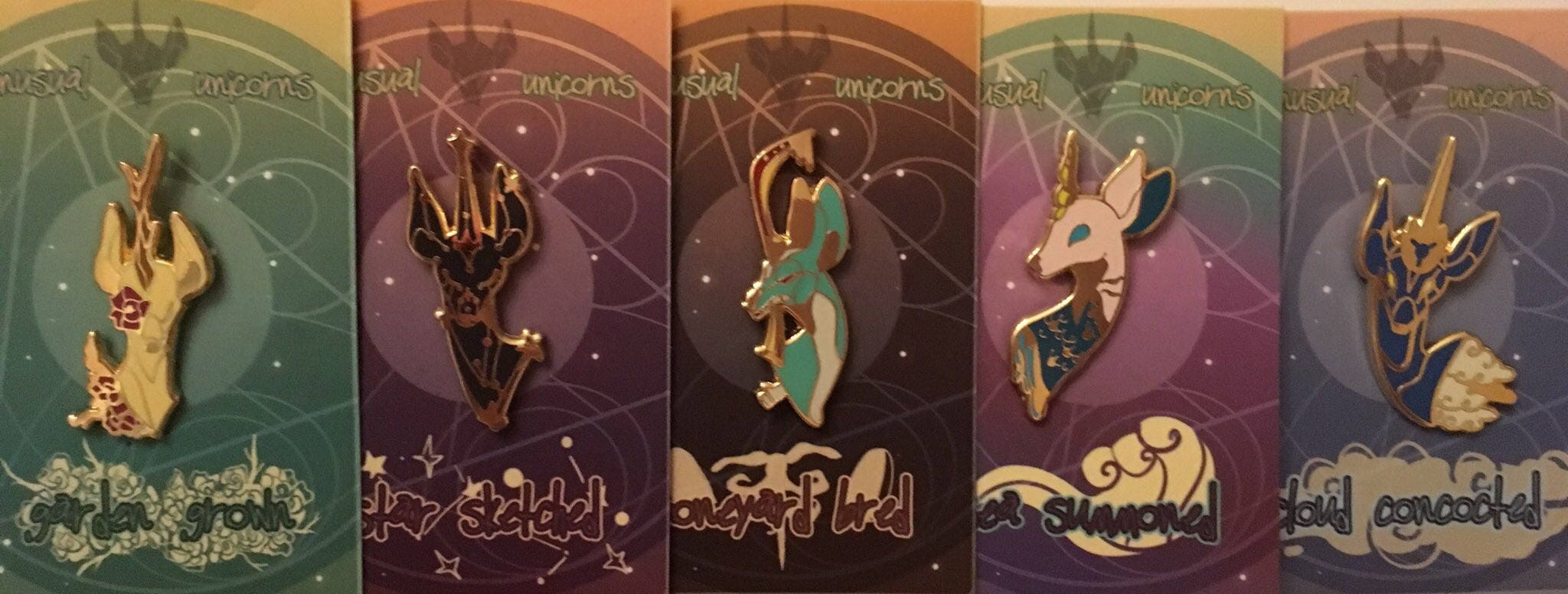 Unusual Unicorn Enamel Pins - Etsy