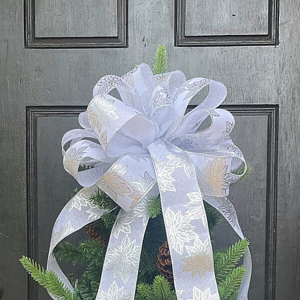 Tree Topper Bow - Etsy