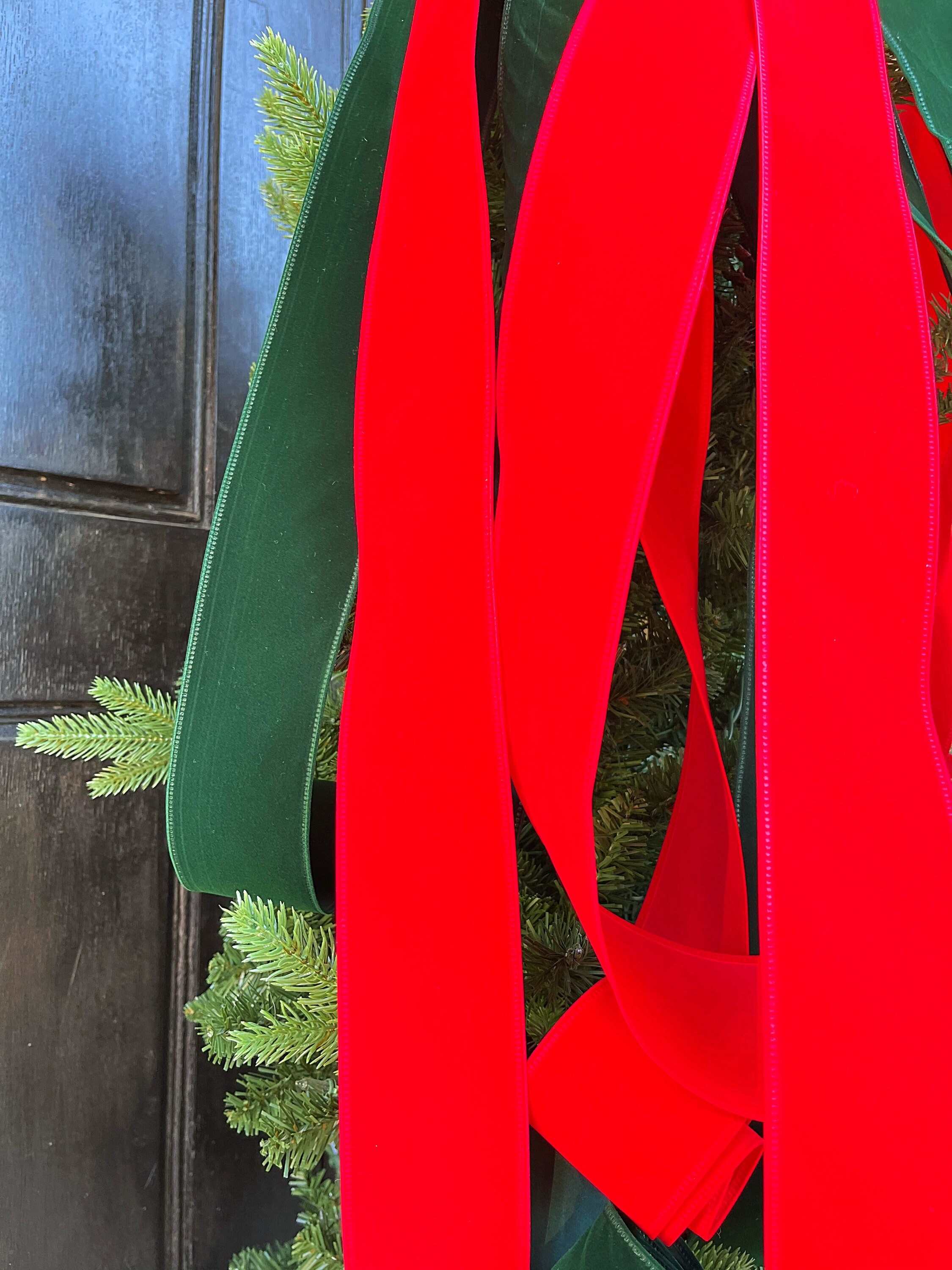 XL Red Velvet Tree Bow Red Christmas Bow XL Elegant Red - Etsy