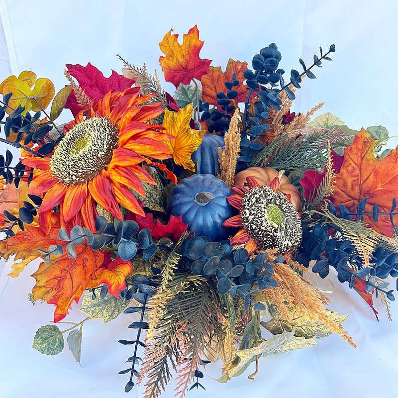 Blue Fall Decor - Etsy