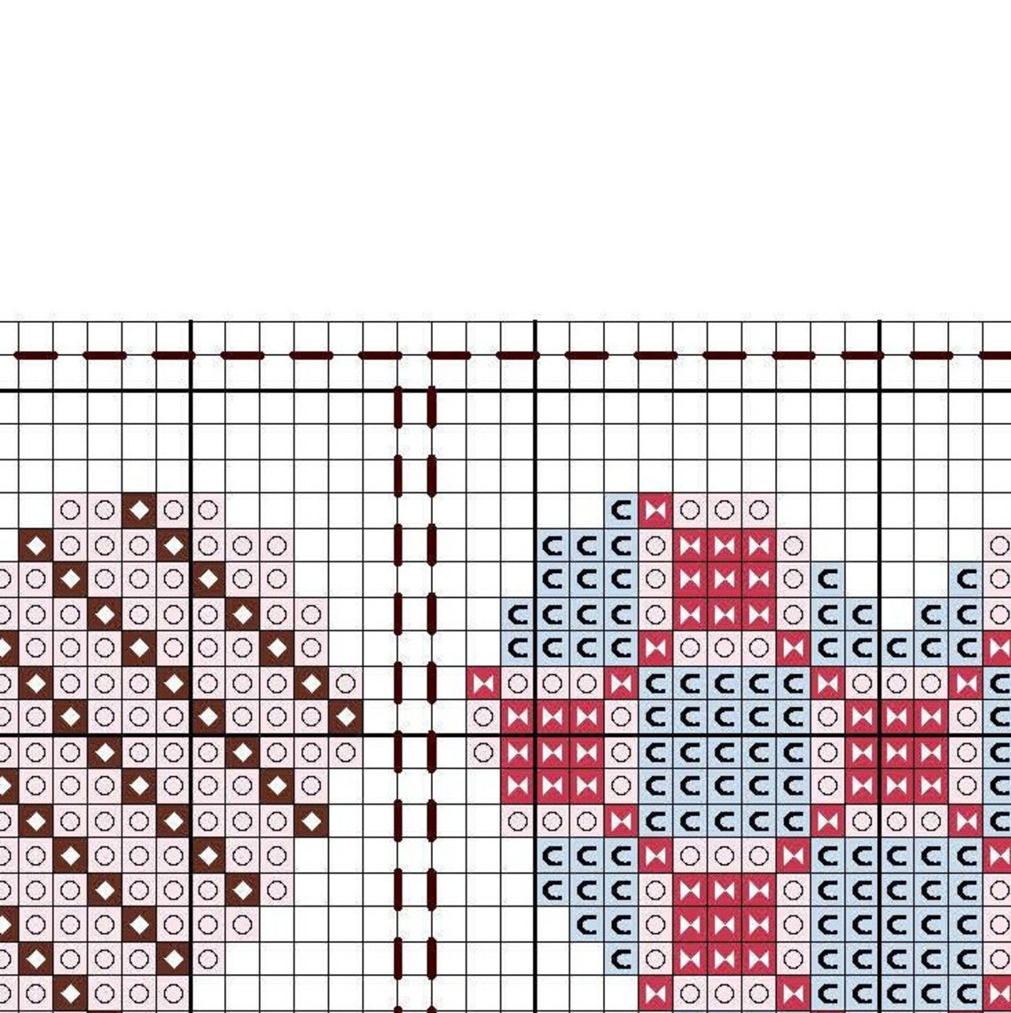 Tiny Heart Cross Stitch Pattern Small Cross Stitch | Etsy