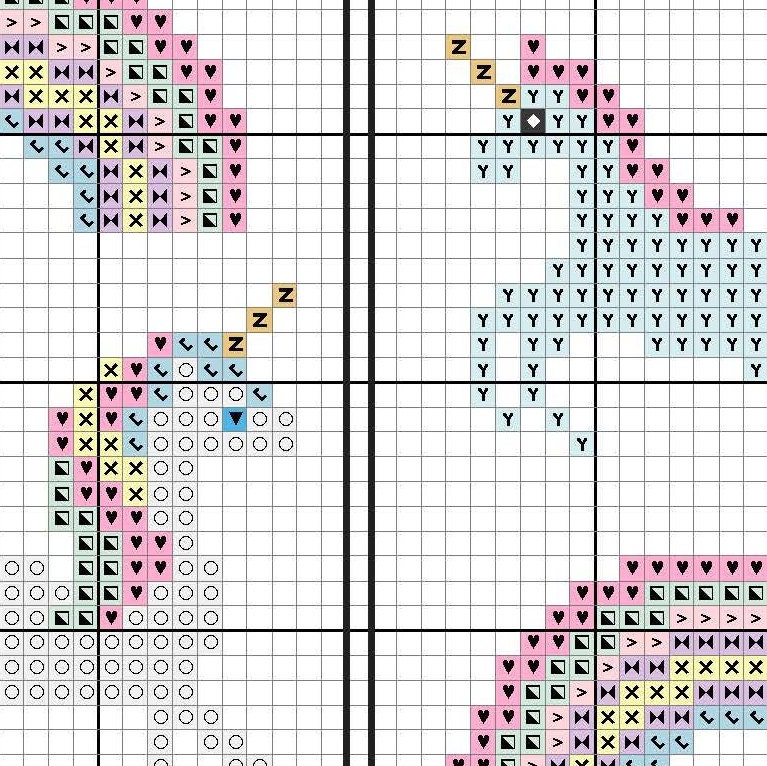 Small Unicorn Cross Stitch Pattern 2 Inch Wide Cross Stitch - Etsy