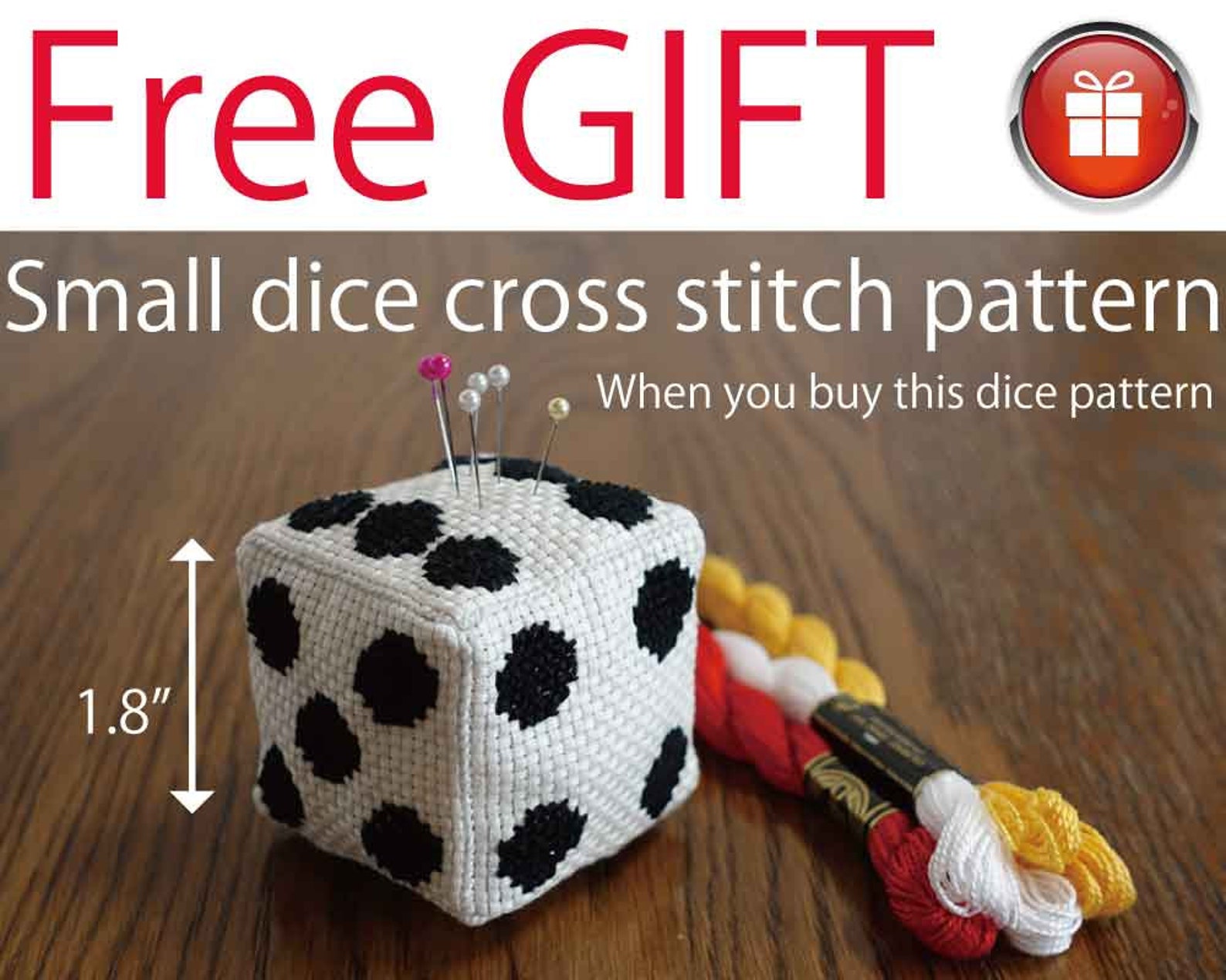 PATTERN : Cross Stitch Dice Cross Stitch Toy Handmade Dice - Etsy