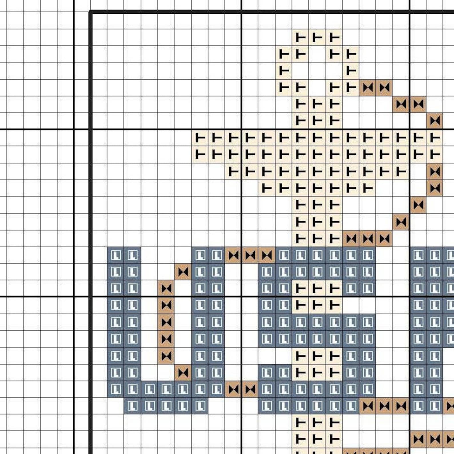 Mini Navy Military Cross Stitch Pattern Small Military - Etsy