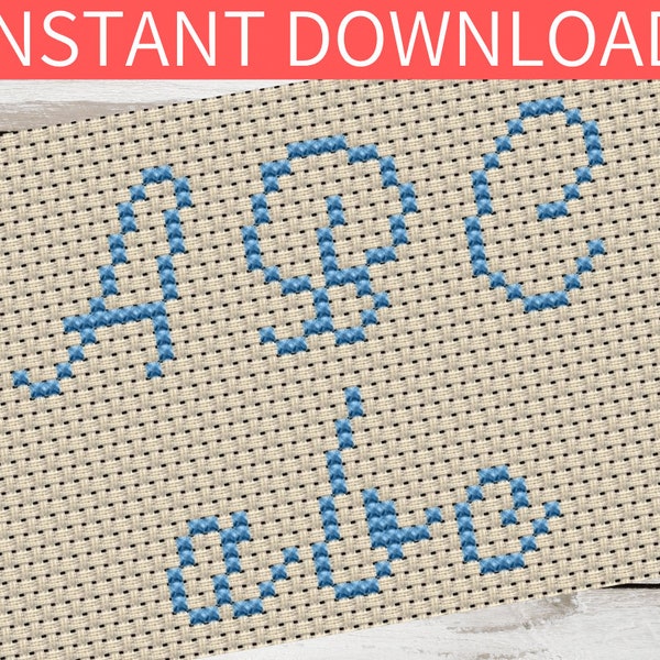 Cursive Crochet Alphabet - Etsy