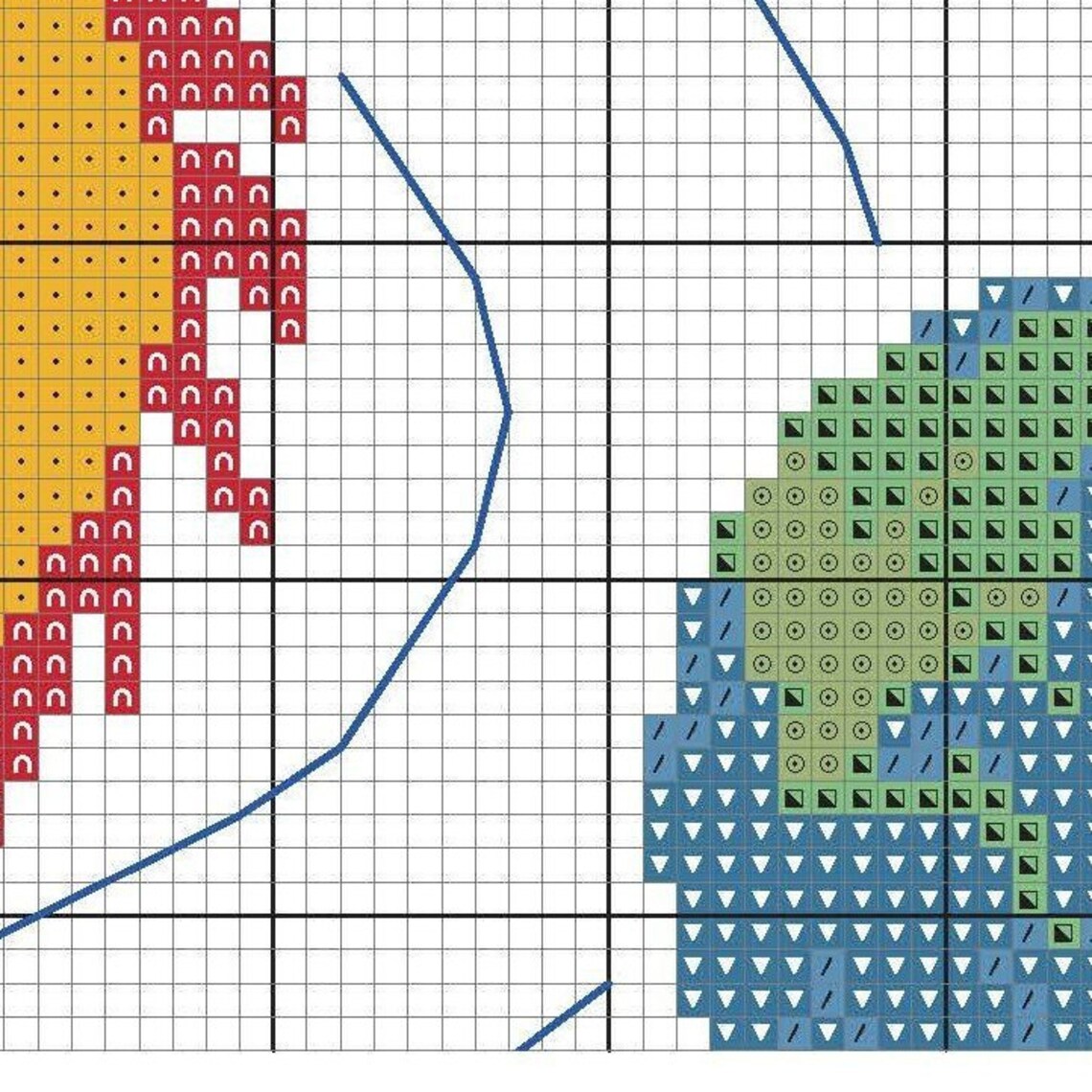 Space Cross Stitch Pattern Planets Cross Stitch Pattern | Etsy