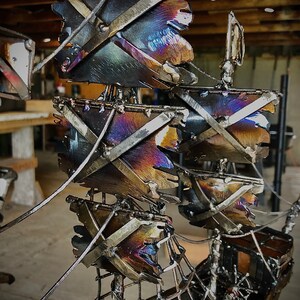 Rustic Metal Ship "iron Ship" - Etsy