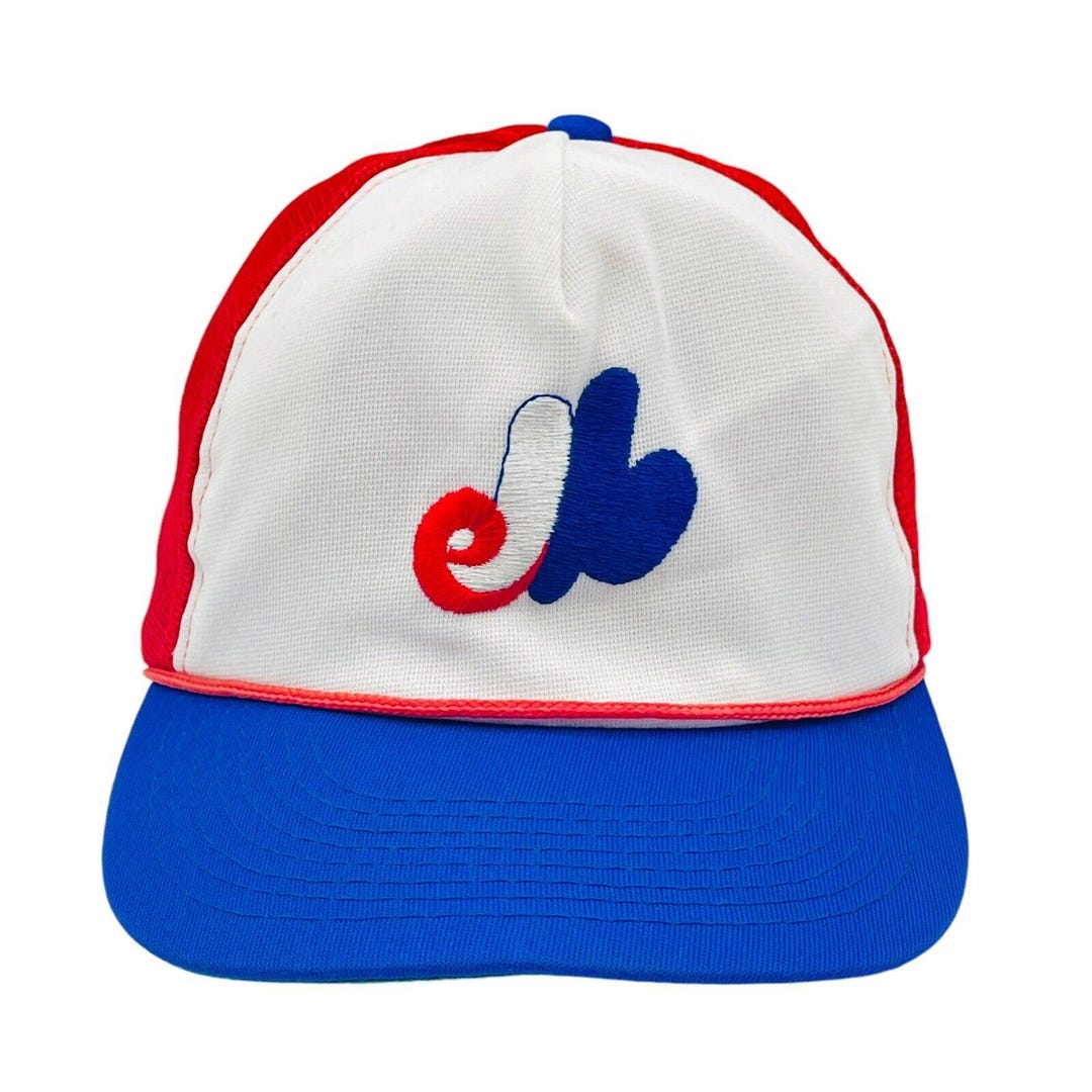 Vintage Montreal Expos Hat Cap Snap Back Twins Enterprises Mesh Mens ...