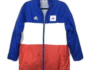 Vintage France 1990s FFF World Cup Football Authentic Adidas Jacket Sz ...