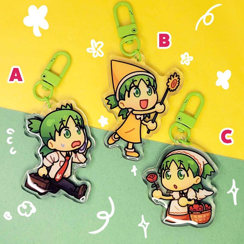 Cute Anime Keychains - Etsy