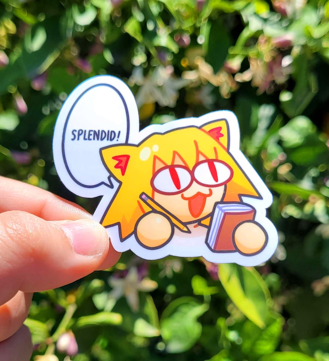 Splendid Neco Arc Sticker, Neco Arc Decal, Funny Anime Meme, Cat ...