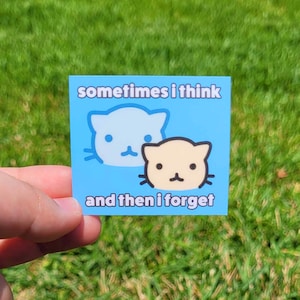 Cat Meme Stickers, Huh Cat Decal, Funny Meme Cat Sticker Combo, Yamero ...