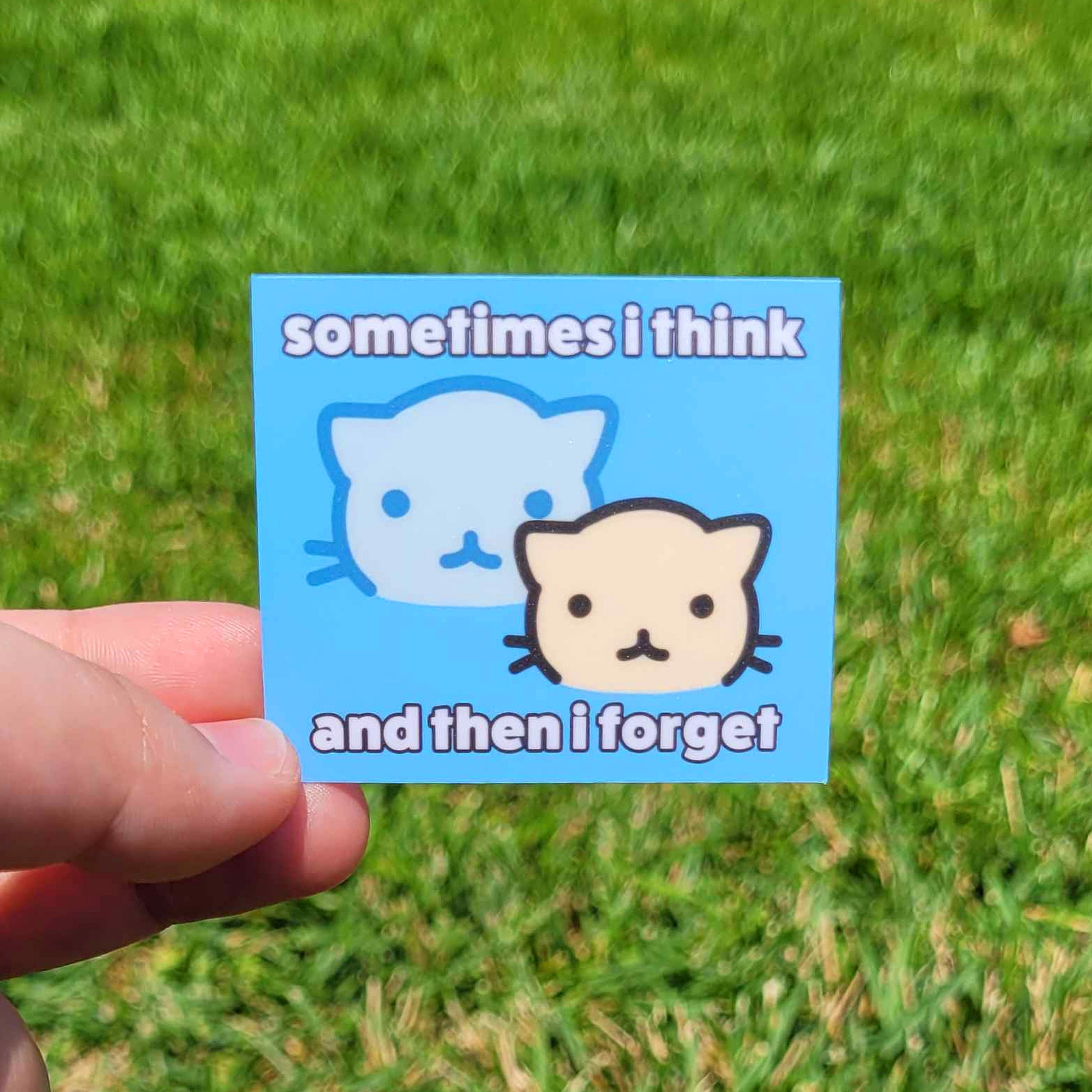 Cat Meme Stickers, Huh Cat Decal, Funny Meme Cat Sticker Combo, Yamero ...