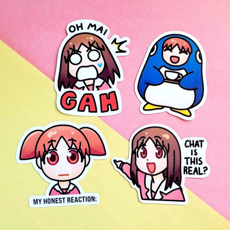 Funny Reaction Stickers - Etsy