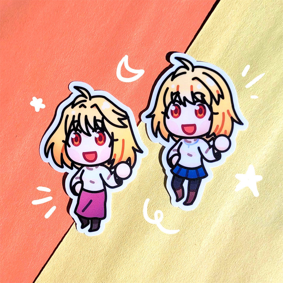 Melty Blood Arcueid Type Lumina Stickers, Arcueid Sticker, Chibi Anime ...