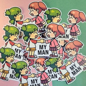Yotsuba Chiyo My Man Sticker, Azumanga Sticker, Anime Decal, Manga ...