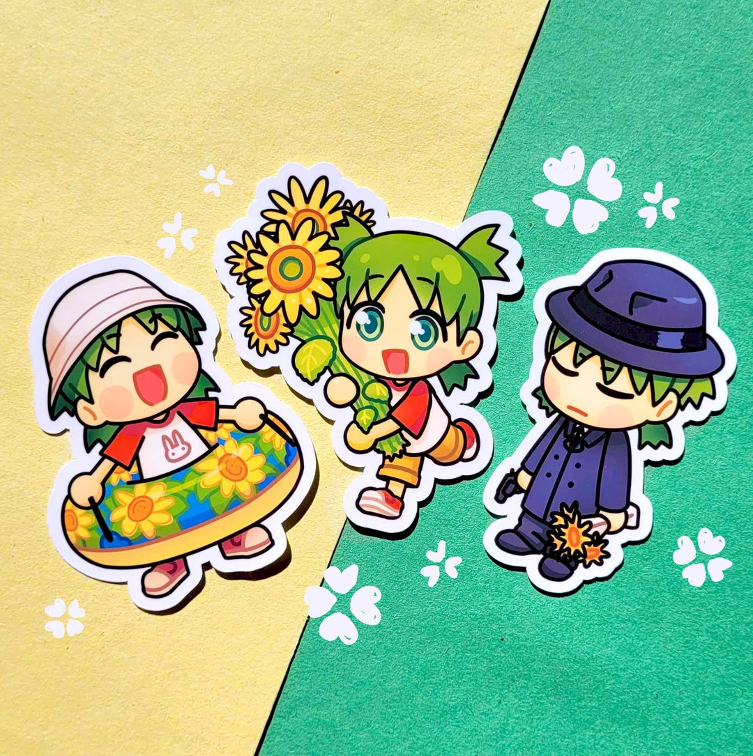 Yotsuba Sticker Combo, Manga Decal, Yotsubato Sticker, Cute Anime Girl ...