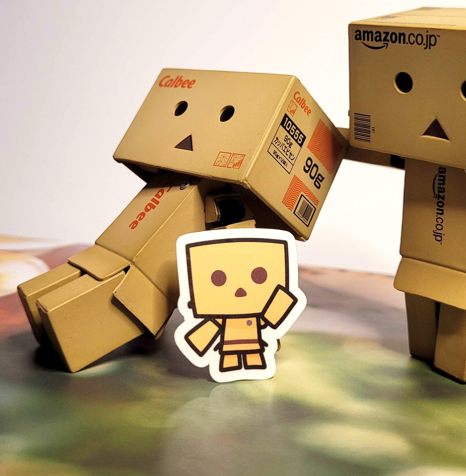 Cute Danboard Sticker Set, No Thoughts Head Empty, Danbo Sticker, Smol ...