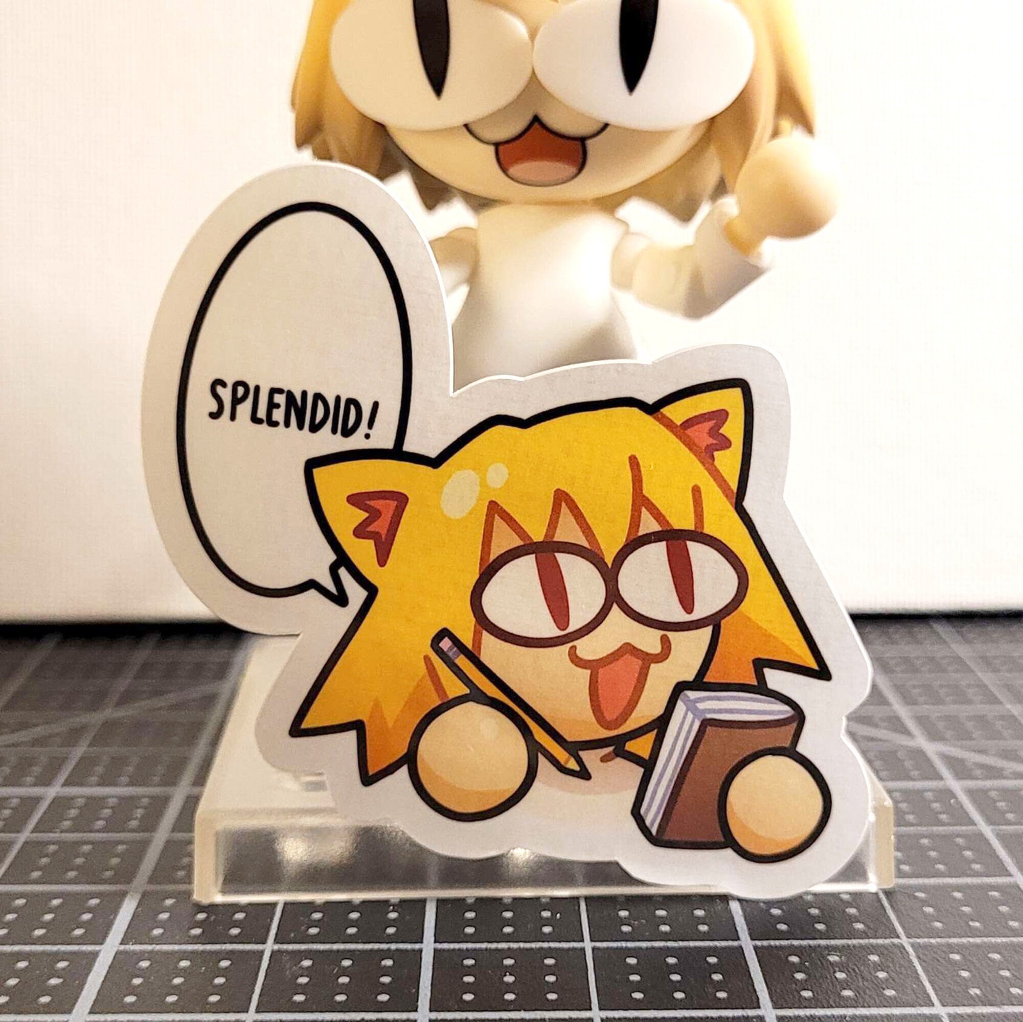 Splendid Neco Arc Sticker, Neco Arc Decal, Funny Anime Meme, Cat ...