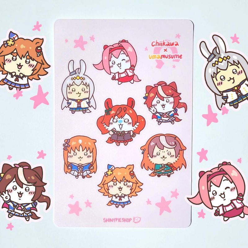 Sticker Sheet Umamusume - Etsy