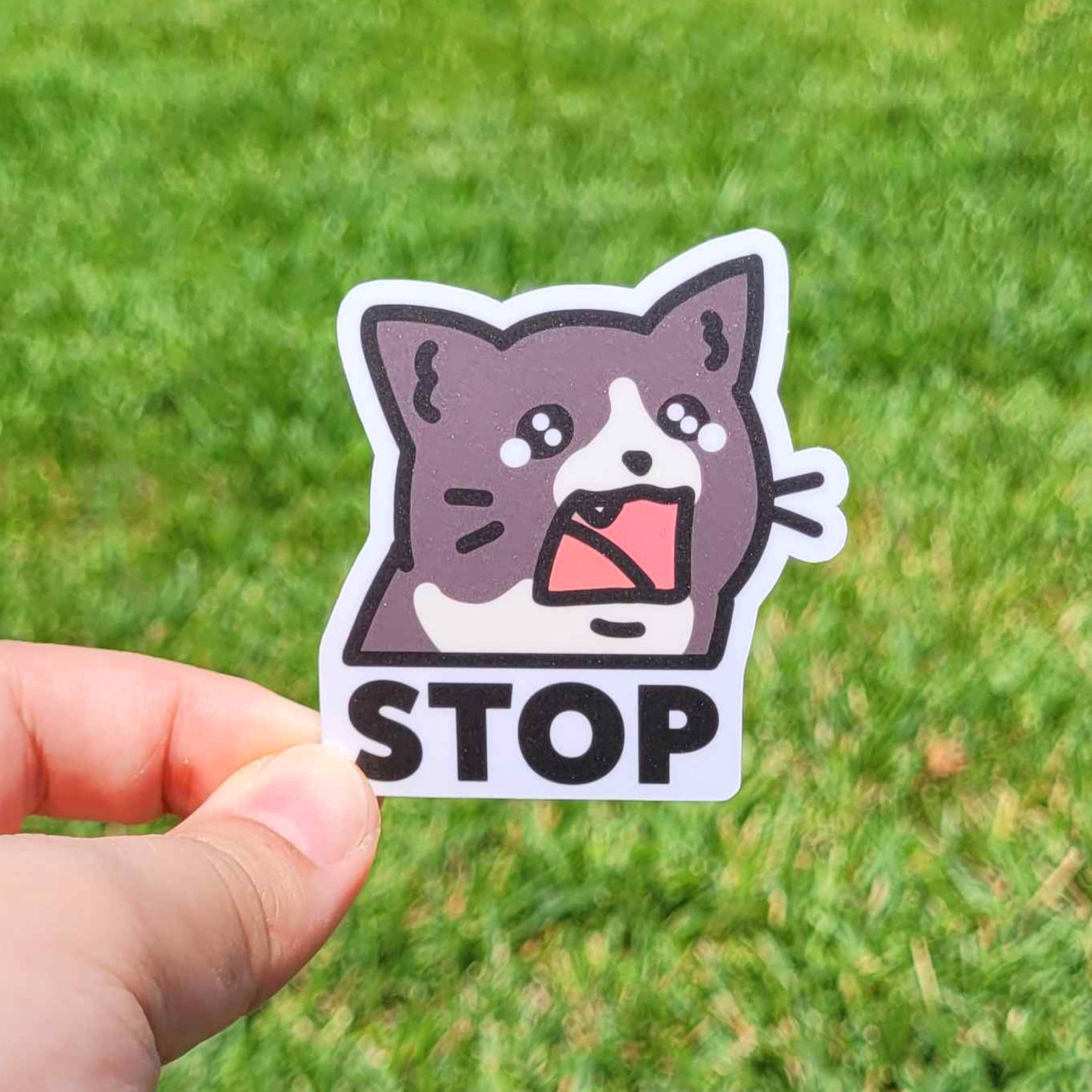 Cat Meme Stickers, Huh Cat Decal, Funny Meme Cat Sticker Combo, Yamero ...