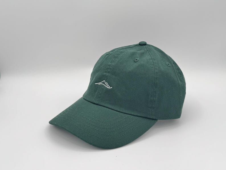 Mountain Embroidered Hat, Hiking Dad Cap, Cotton Headwear, Adjustable ...