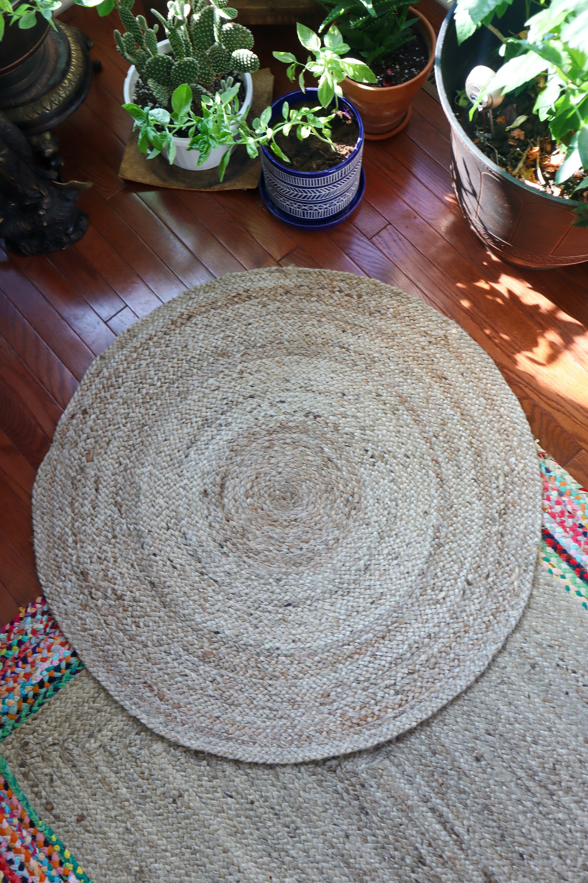 Round Jute Rug - Etsy