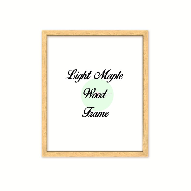 Light Maple Wood Signature Frames Perfect Farmhouse Shabby | Etsy