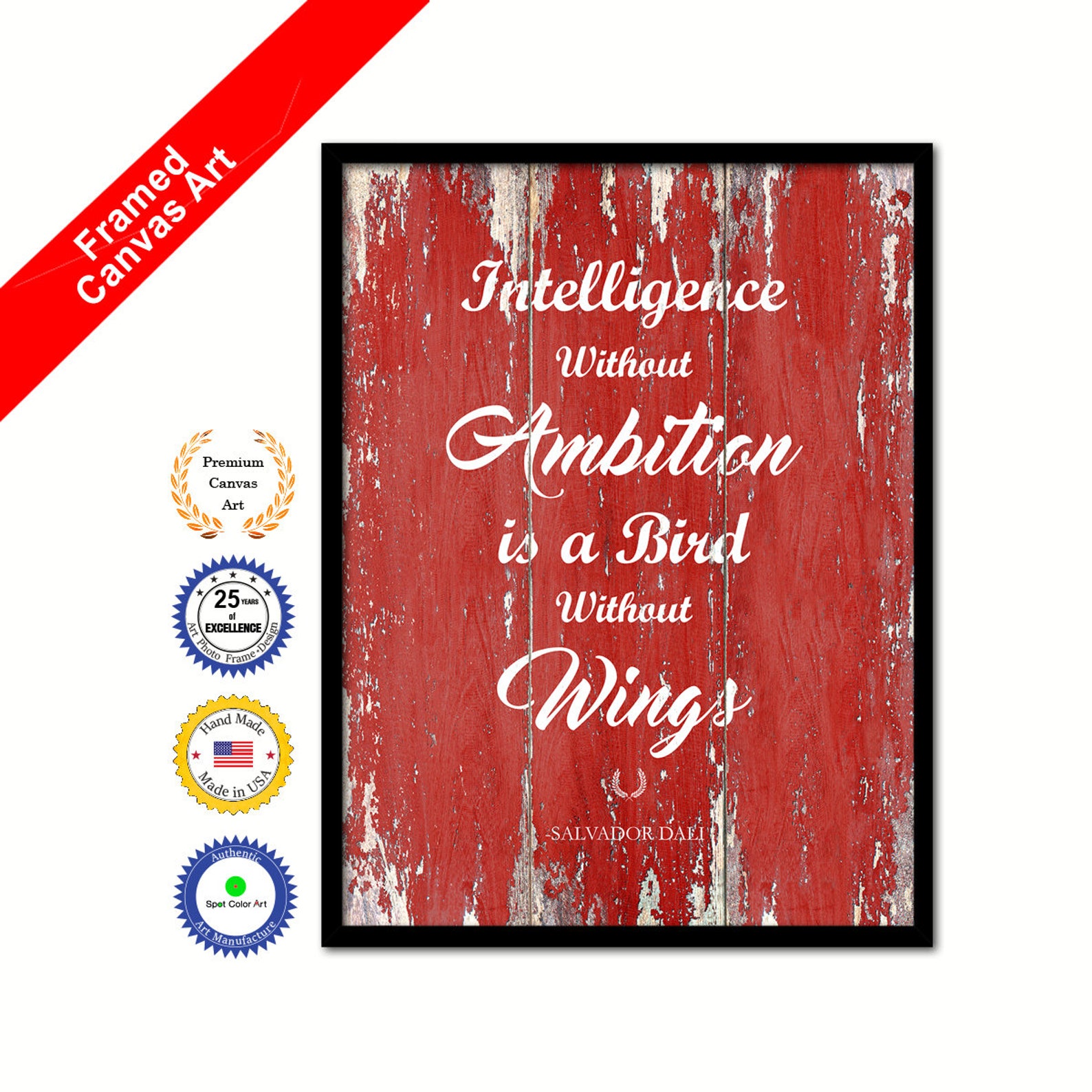 Intelligence Without Ambition is a Bird Without Wings Salvador - Etsy
