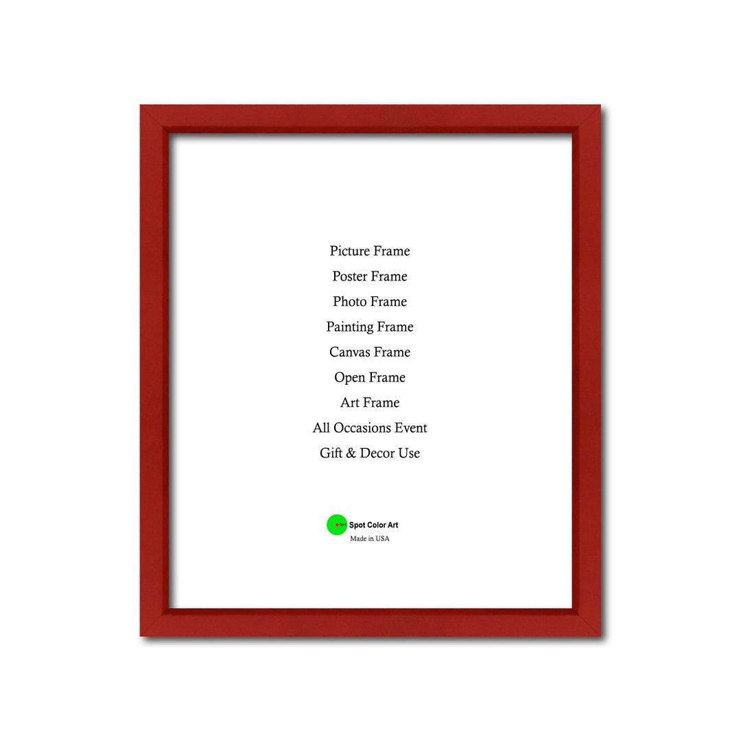 Red Colorful Wood Frame, Wholesale, Shabby Chic, Picture Frame, Photo ...