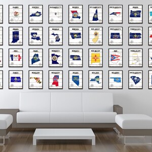 Montana State Vintage Flag Gifts Home Decor Wall Art Canvas Print With ...