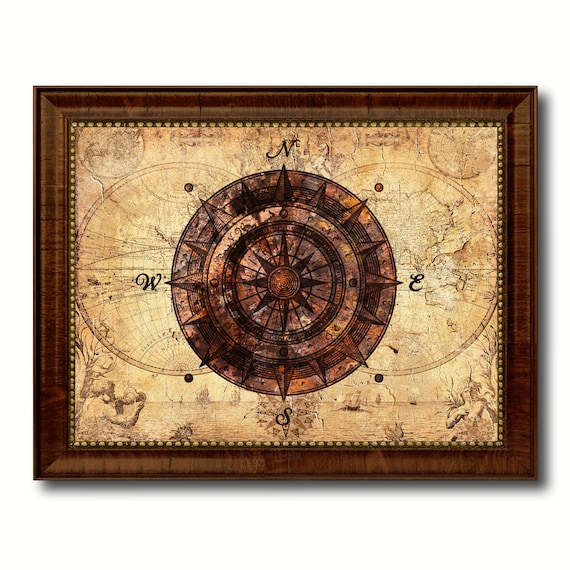 Nautical Compass Map