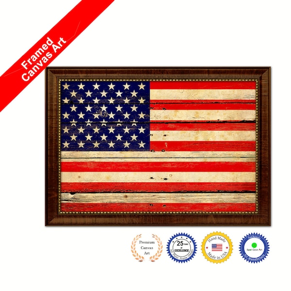 Framed American Flag - Etsy