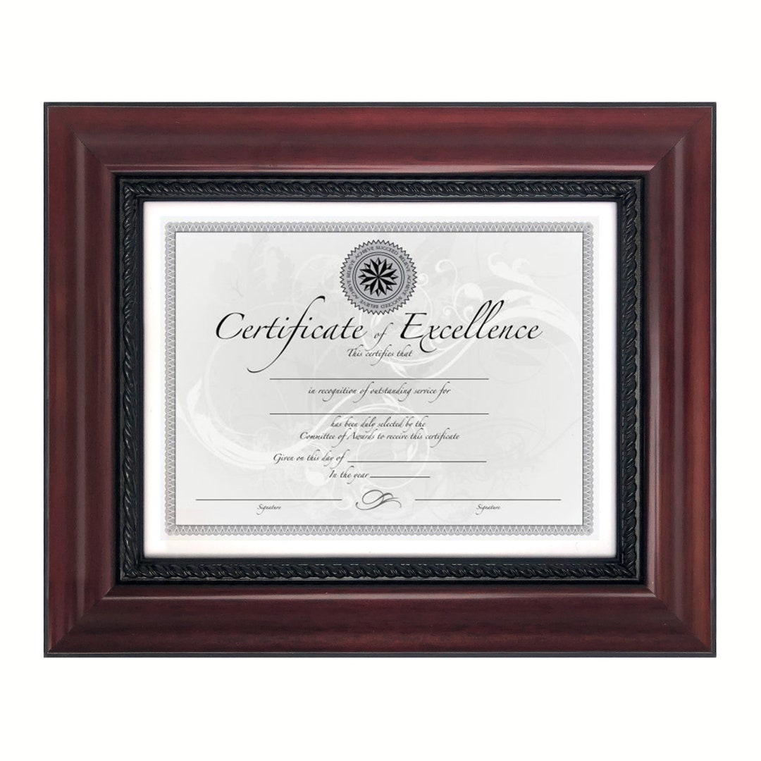 Designer Edition Classic Style Wood Frame Professional Diploma ...