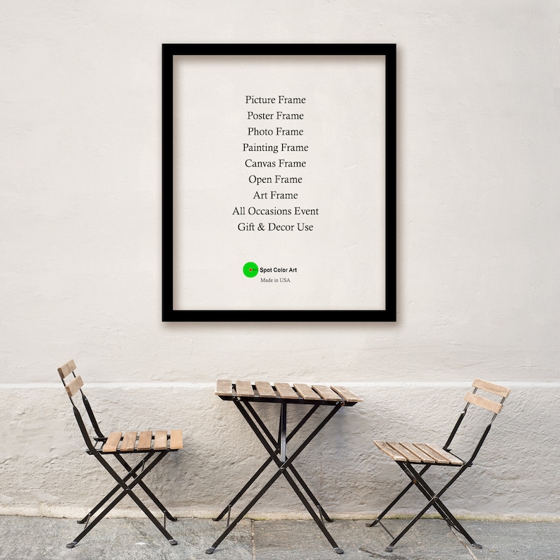 Black Wood Frame Signature Frames Perfect Modern Contemporary - Etsy