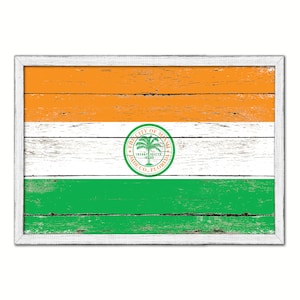 Miami City Florida State Flag Canvas Print Home Decor Wall Art ...