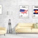 Colorado State Vintage Flag Gifts Home Decor Wall Art Canvas Print With ...